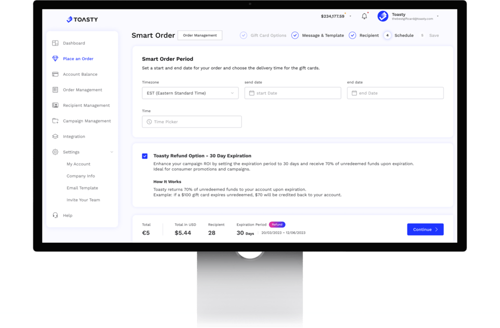 Gift Card Rewards Made Simple | Toasty